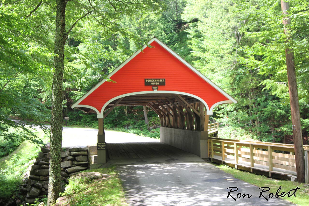 Flume Covered Bridge Lincoln NH NH - Covered Bridges
